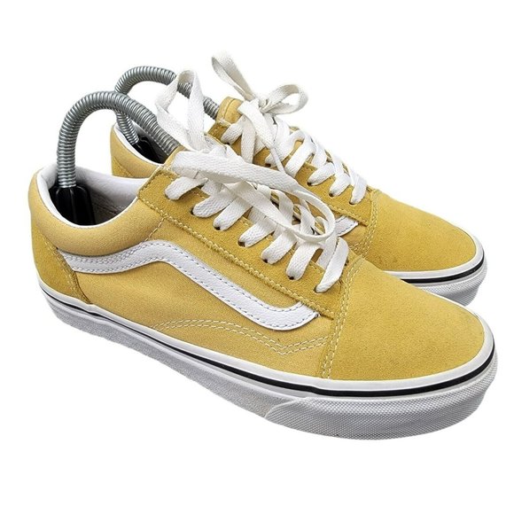 Vans | Shoes | Vans Old Skool Suede Canvas Sneakers Shoes Mustard ...